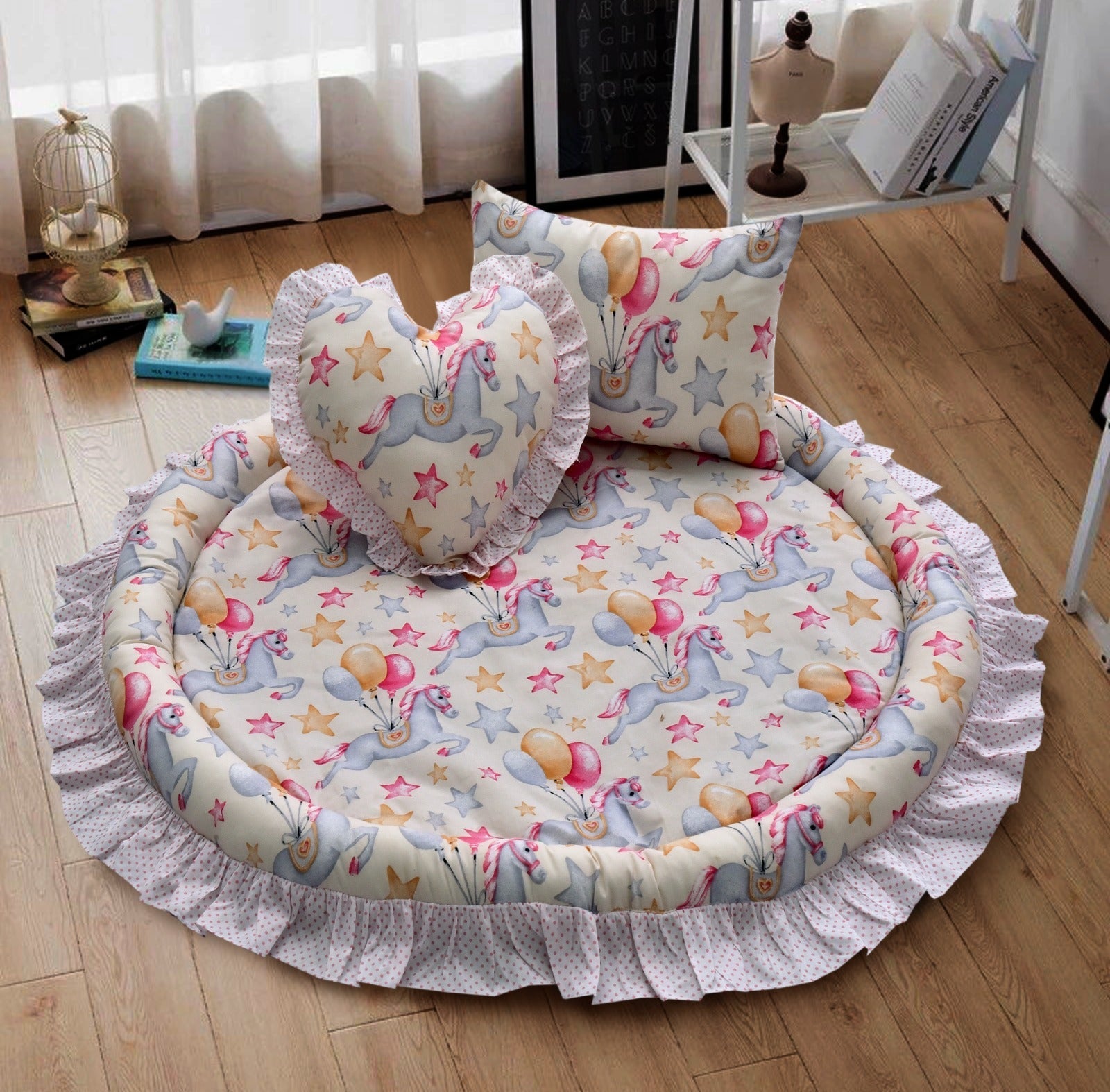 Kids Snuggle Beds & Play Mats – Apricot