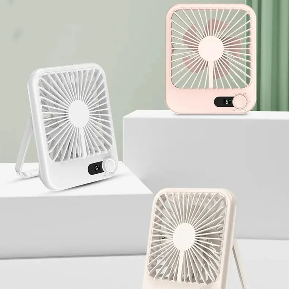 Rechargeable Portable Fan-SA2411-66 – Apricot