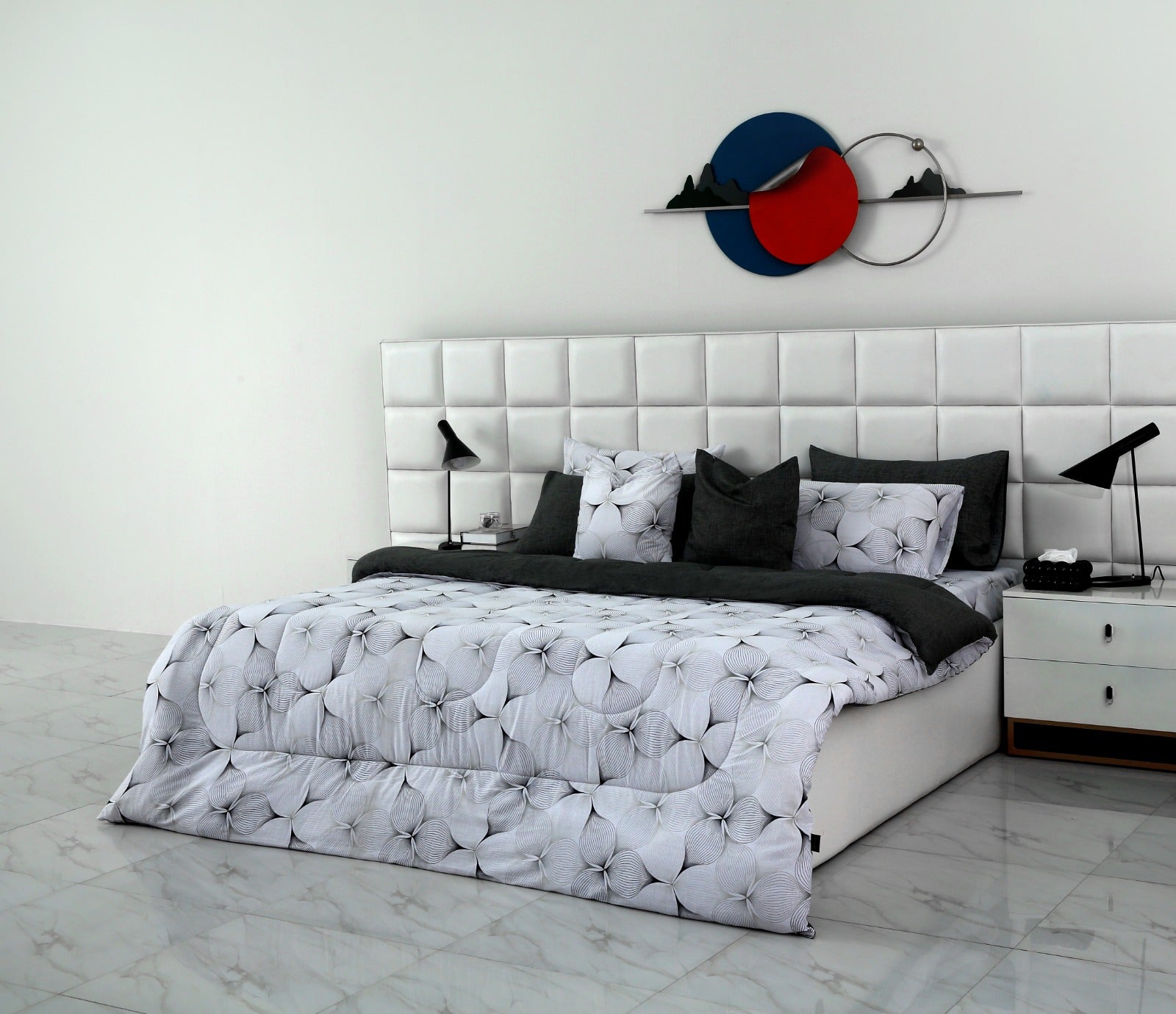 8 PCs Bed Winter Comforter sets – Apricot